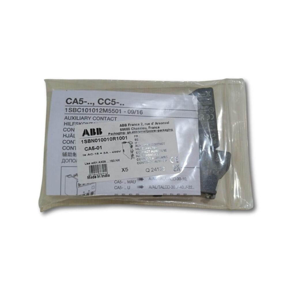 ABB CA5-01 Auxiliary Contact Block - Fuses and contactors