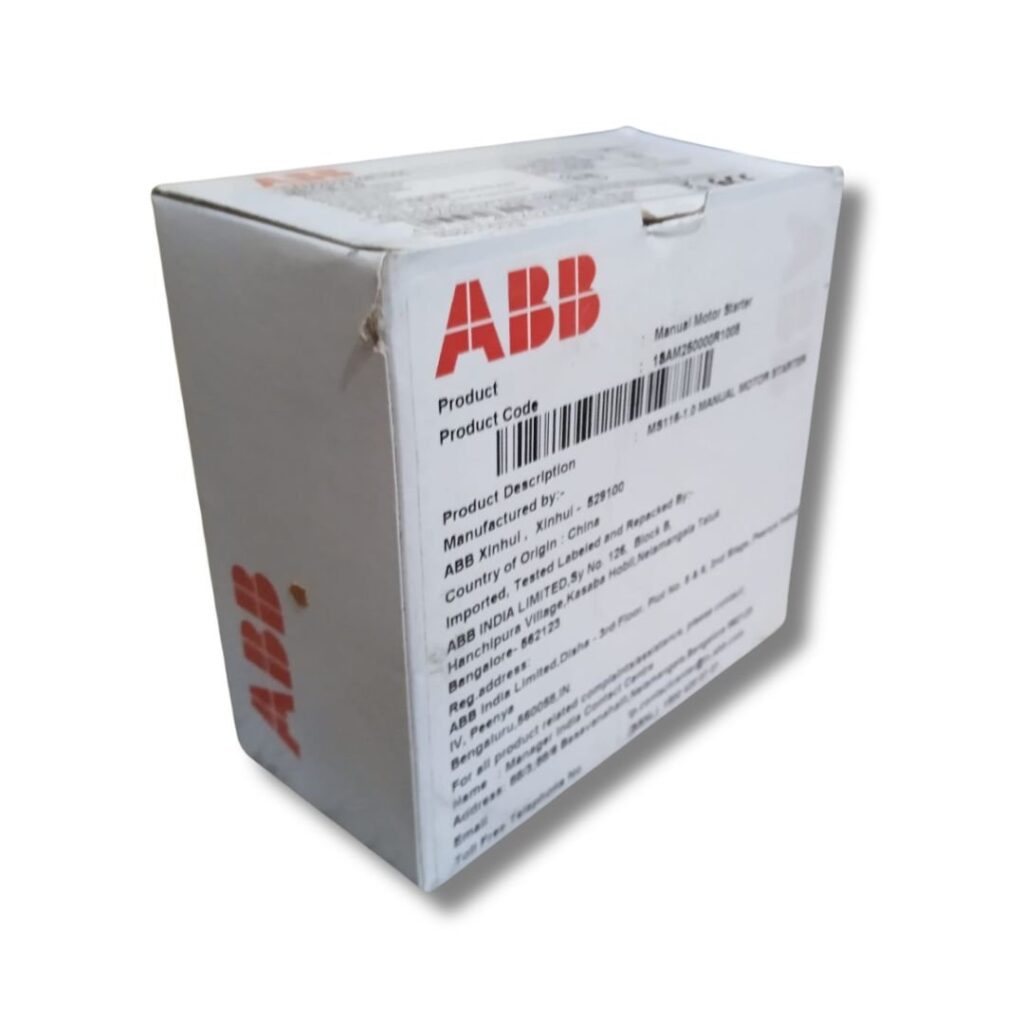 ABB MS116-1.0 Manual Motor Starter - Fuses and contactors