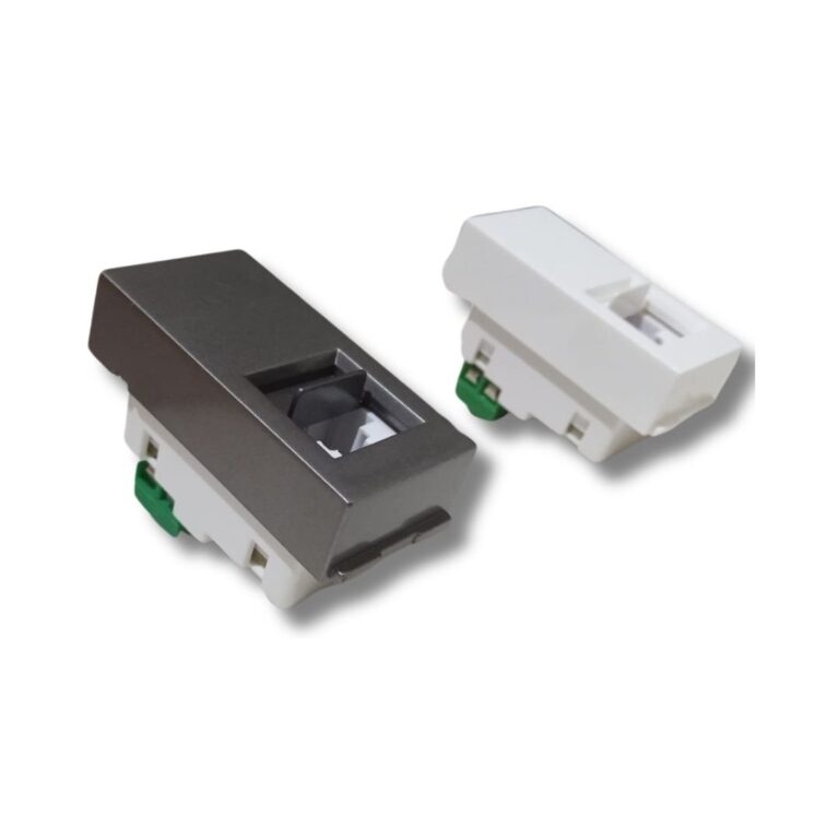 2 Line Jack RJ 11 1 Module With Shutter - Fuses and contactors