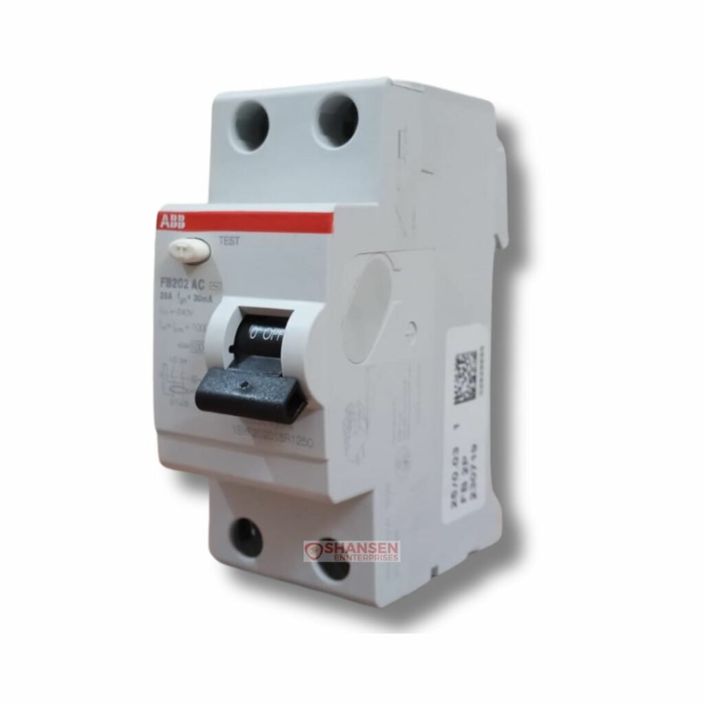 FB202 AC-25/0.03 RCCB - Fuses and contactors