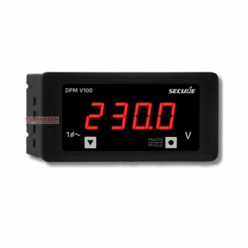 Secure (DPM) Digital Panel Meter V100 - Electrical Fuses & Contactors
