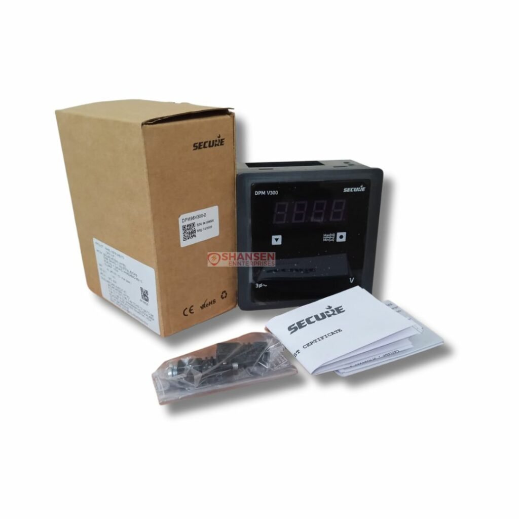 Secure DPM V300 Digital Panel Meter - Fuses and contactors