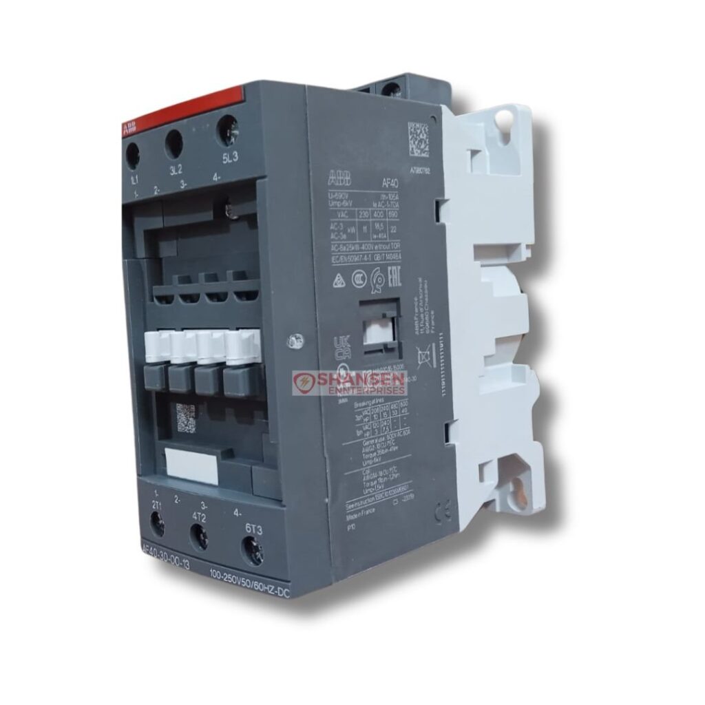 ABB Brand AF40-30-00-13 100-250V50/60HZ-DC Contactor – Shansen Ennterprises