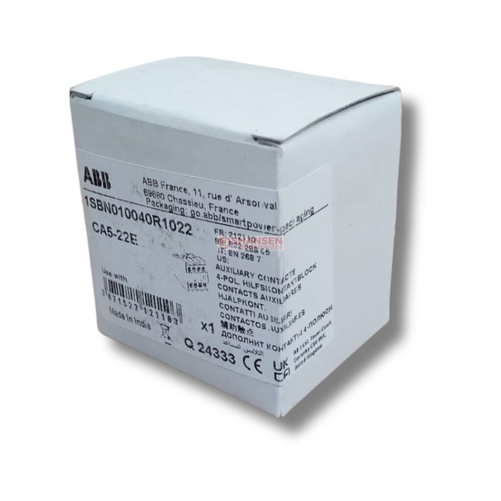 ABB CA5-22E Auxiliary Contact Block - Electrical Fuses & Contactors
