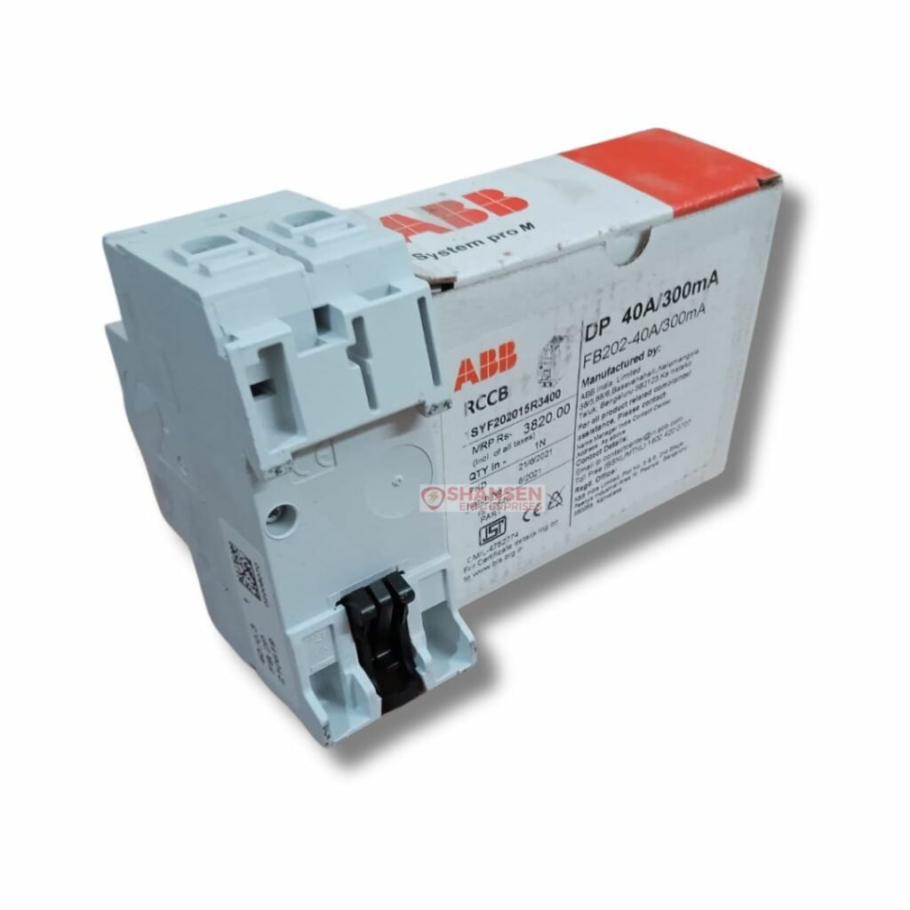 ABB Brand RCCB DP 40A/300mA FB202 - Fuses and contactors