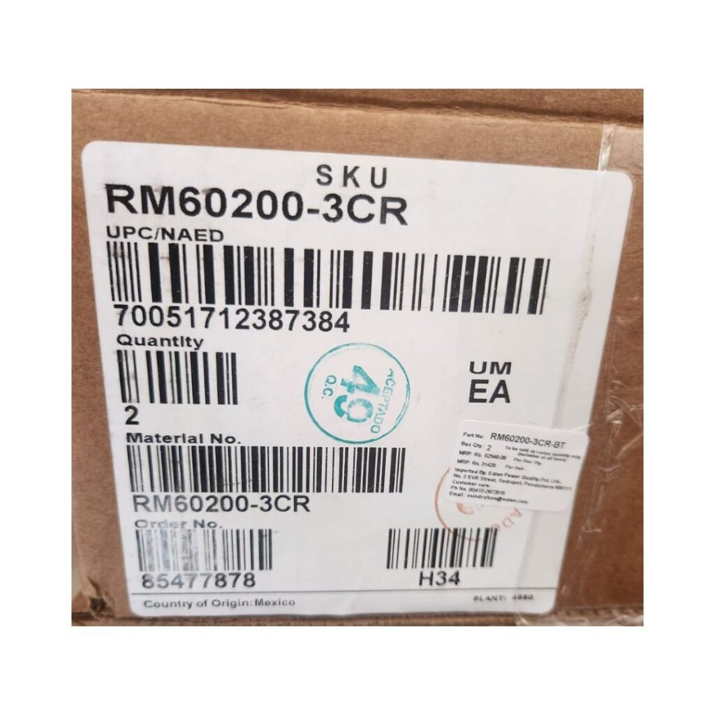 Eaton Fuse Block RM60200-3CR - Fuses and contactors