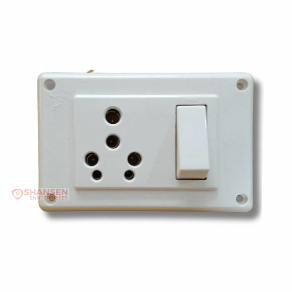 Lisha 3 In One Switch and Socket - Fuses and contactors