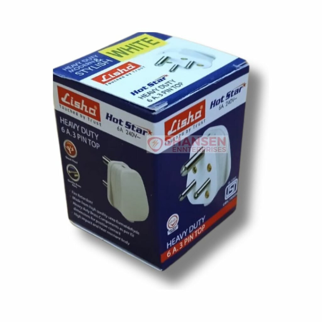 Lisha Brand Heavy Duty 6A 3 Pin Top - Fuses and contactors