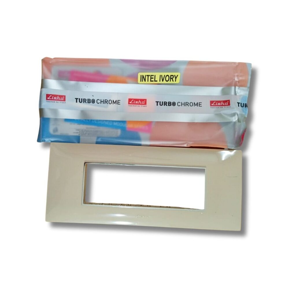 Lisha Brand TURBO CHROME Series Pure Glossy Intel Ivory Color 6 Module ...