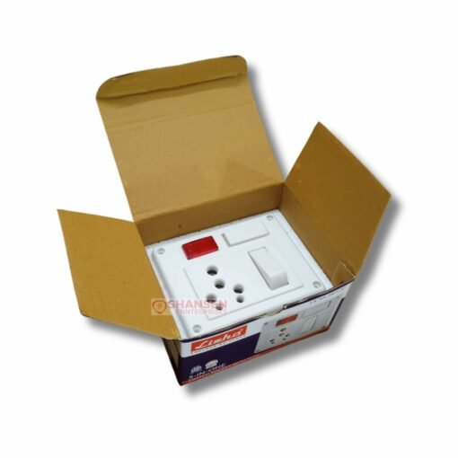Lisha 5 In One Switch Socket With Fuse - Shansen Enterprises