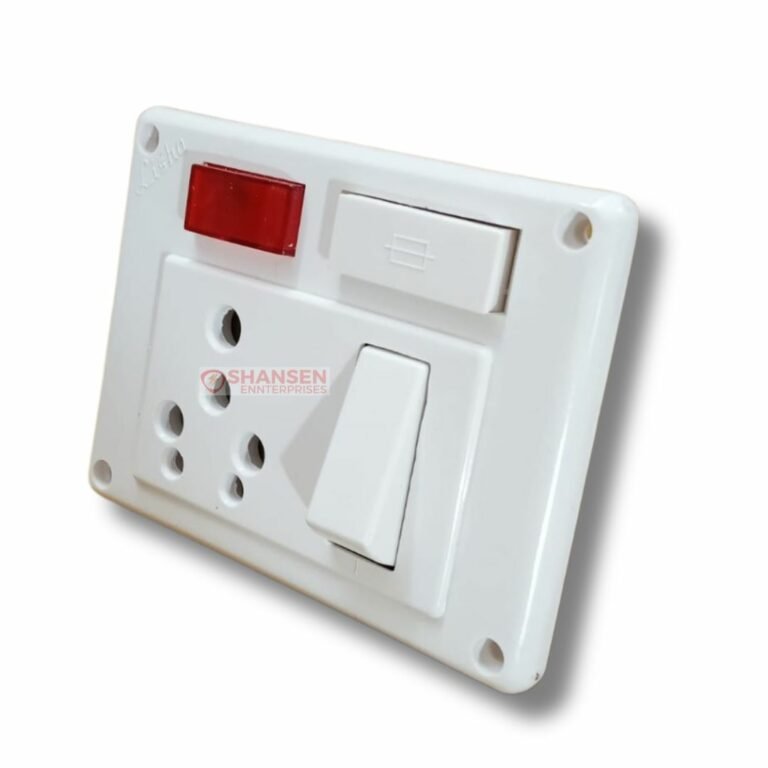 Lisha 5 In One Switch Socket With Fuse - Shansen Enterprises
