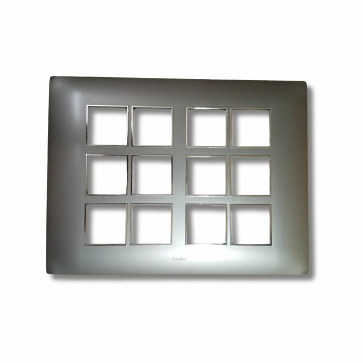Lisha Graphite 24 Module Cover Plate - Fuses and contactors