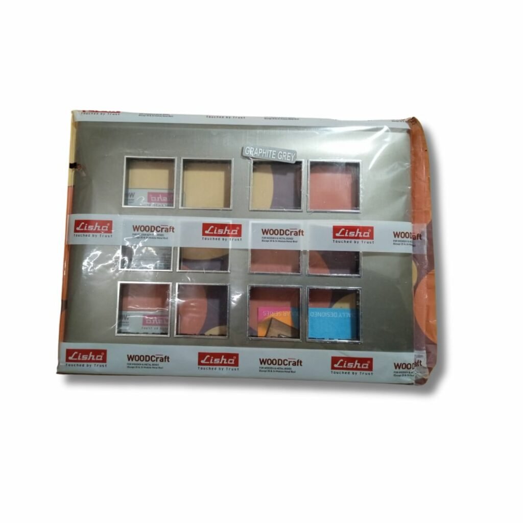 Lisha Graphite 24 Module Cover Plate - Fuses and contactors