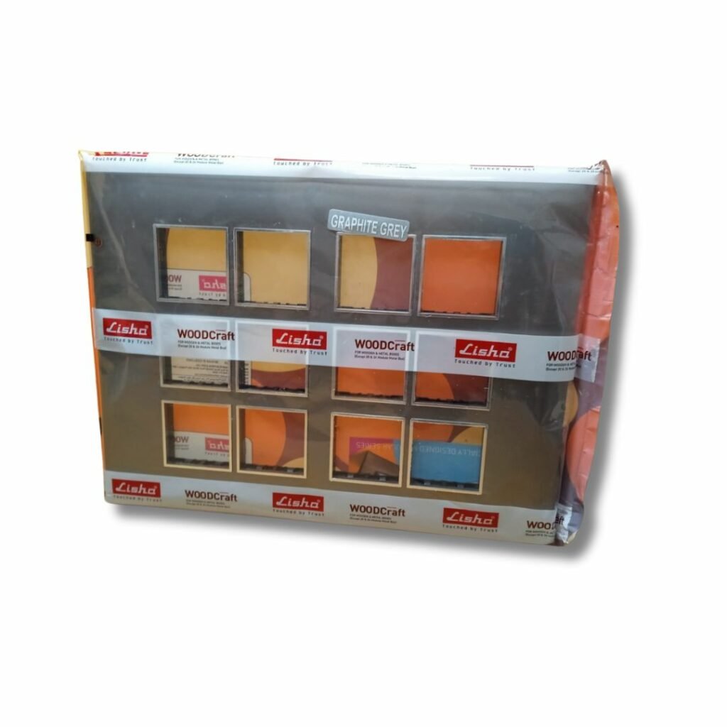 Lisha Graphite 24 Module Cover Plate - Fuses and contactors