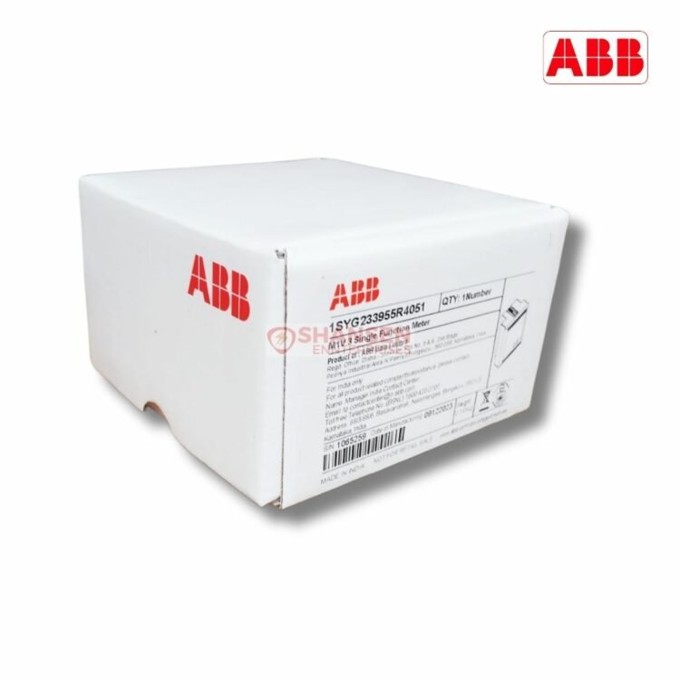 ABB Brand M1V 3 Single Function Meter - Fuses and contactors