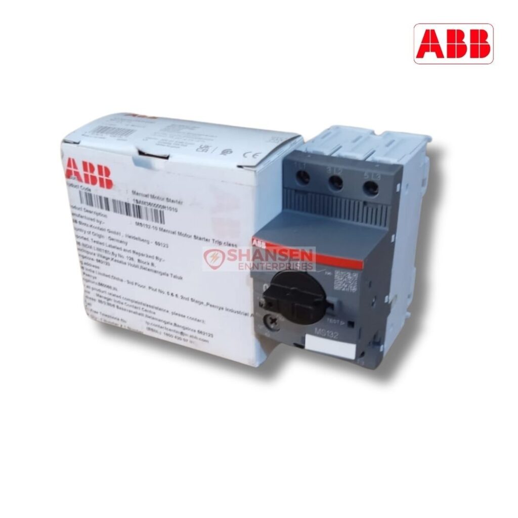 ABB MS132-10 Manual Motor Starter - Shansen Enterprises