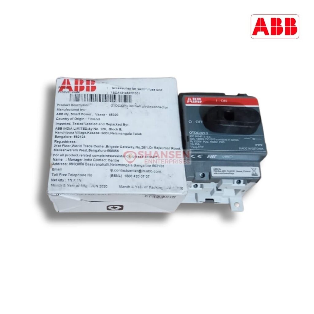 ABB OTDC32F3 DC Switch-Disconnector - Fuses and contactors