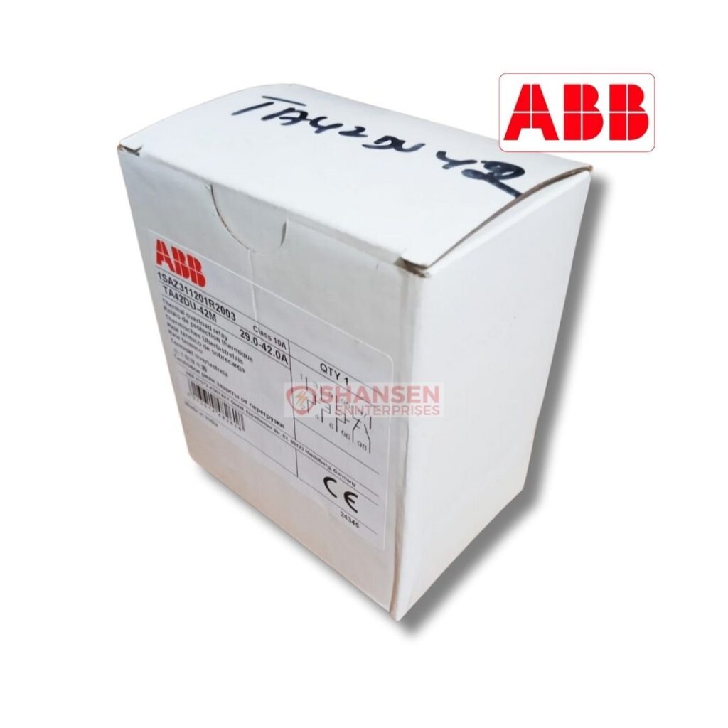 ABB TA42DU-42M Overload Relay - Fuses and contactors