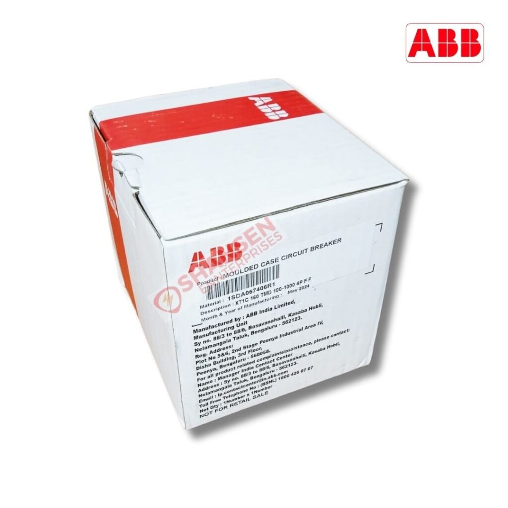 ABB XT1C 160 TMD 100-1000 4p F F - Fuses and contactors