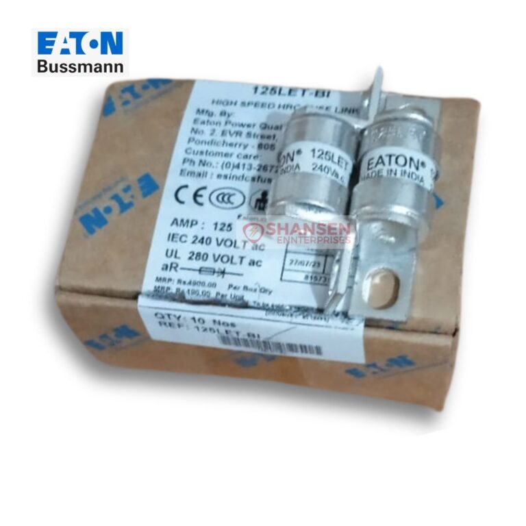 Eaton Bussmann Series Fuse 125LET - Electrical Fuses & Contactors