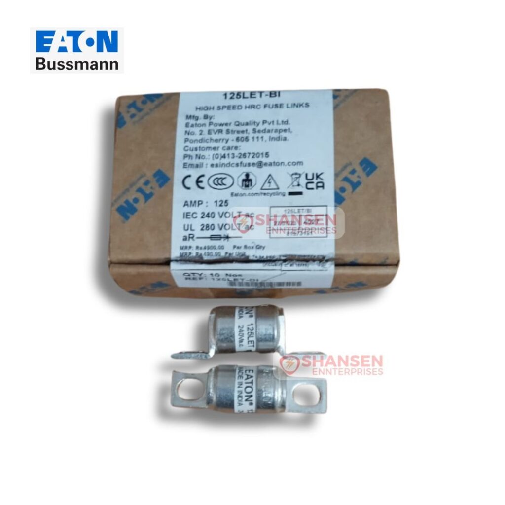 Eaton Bussmann Series Fuse 125LET - Fuses and contactors