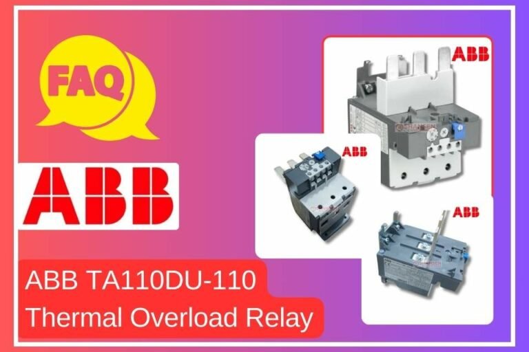 TA110DU-110 Thermal Overload Relay - Fuses and contactors