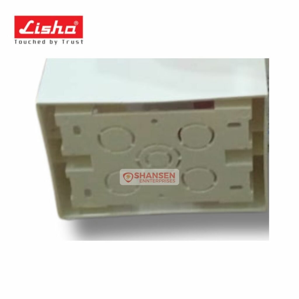Lisha 3 Module Plastic Gang Box - Fuses and contactors