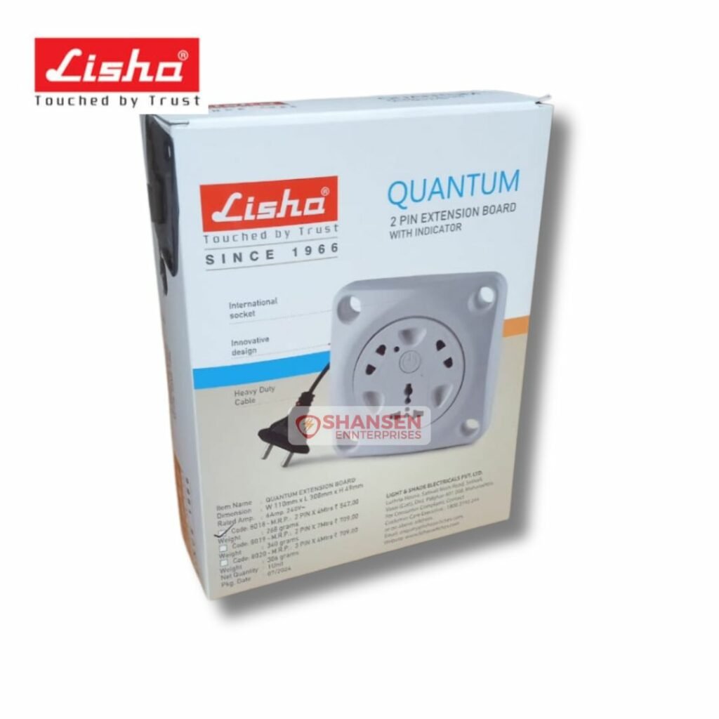 Lisha 2 Pin Extension with Indicator - Fuses and contactors