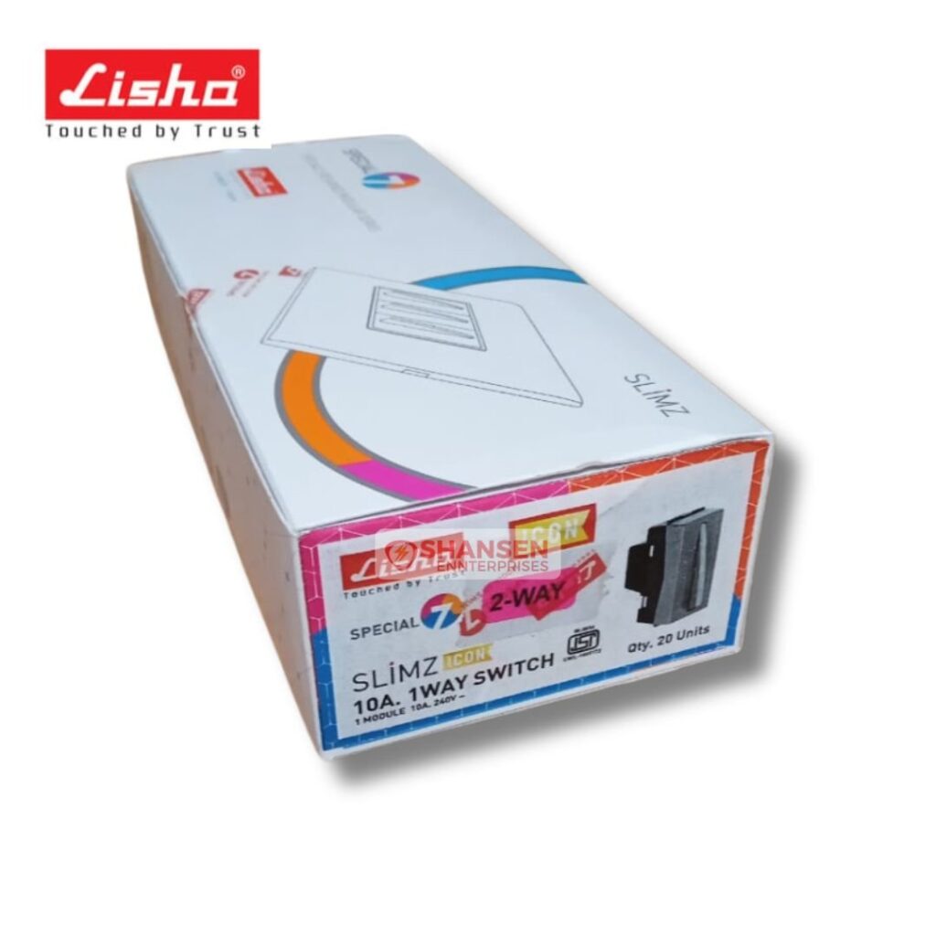 Lisha Special 7 SLIMZ 10A 2 Way Switch - Fuses and contactors