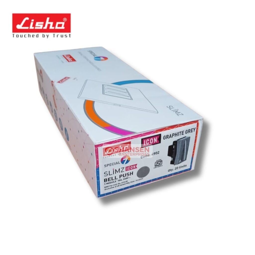 Lisha Special 1 Module Bell Push - Fuses and contactors