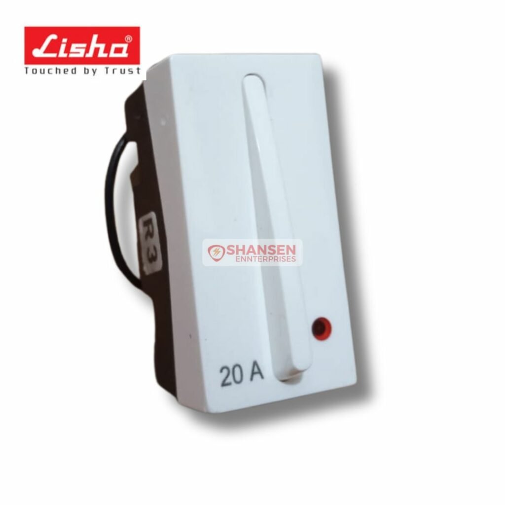 Lisha 20A 1-Way Switch - Fuses and contactors