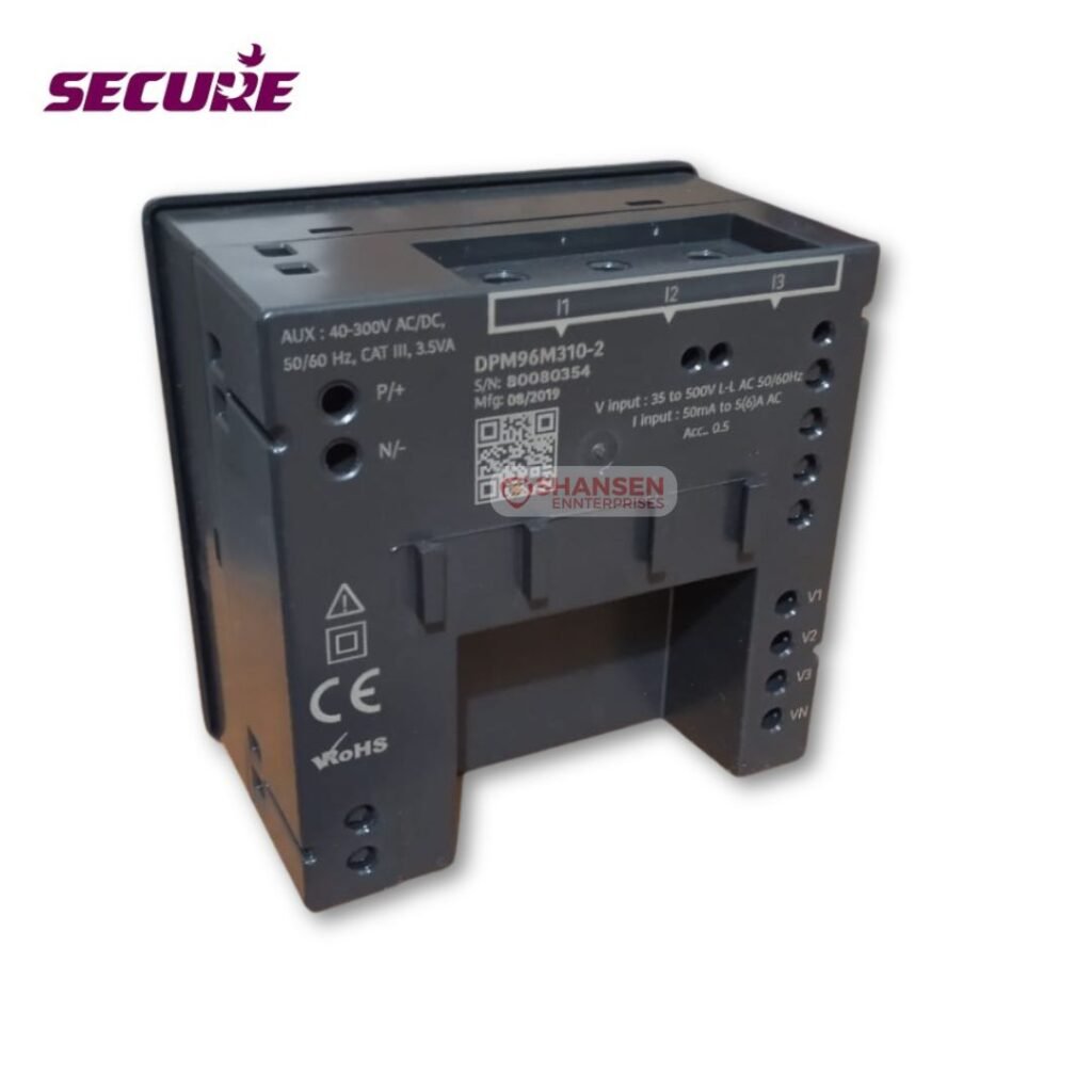 SECURE DPM96M310-2 VAF Meter - Fuses and contactors