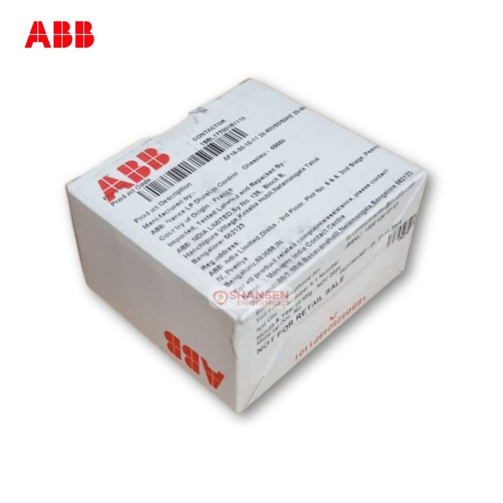 ABB AF16-30-10-11 Contactor. - Fuses and contactors