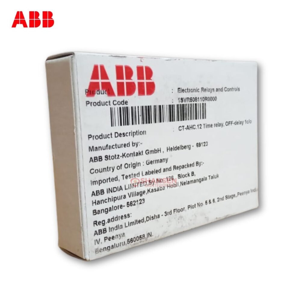 ABB CT-AHC.12 Time Relay - Fuses and contactors