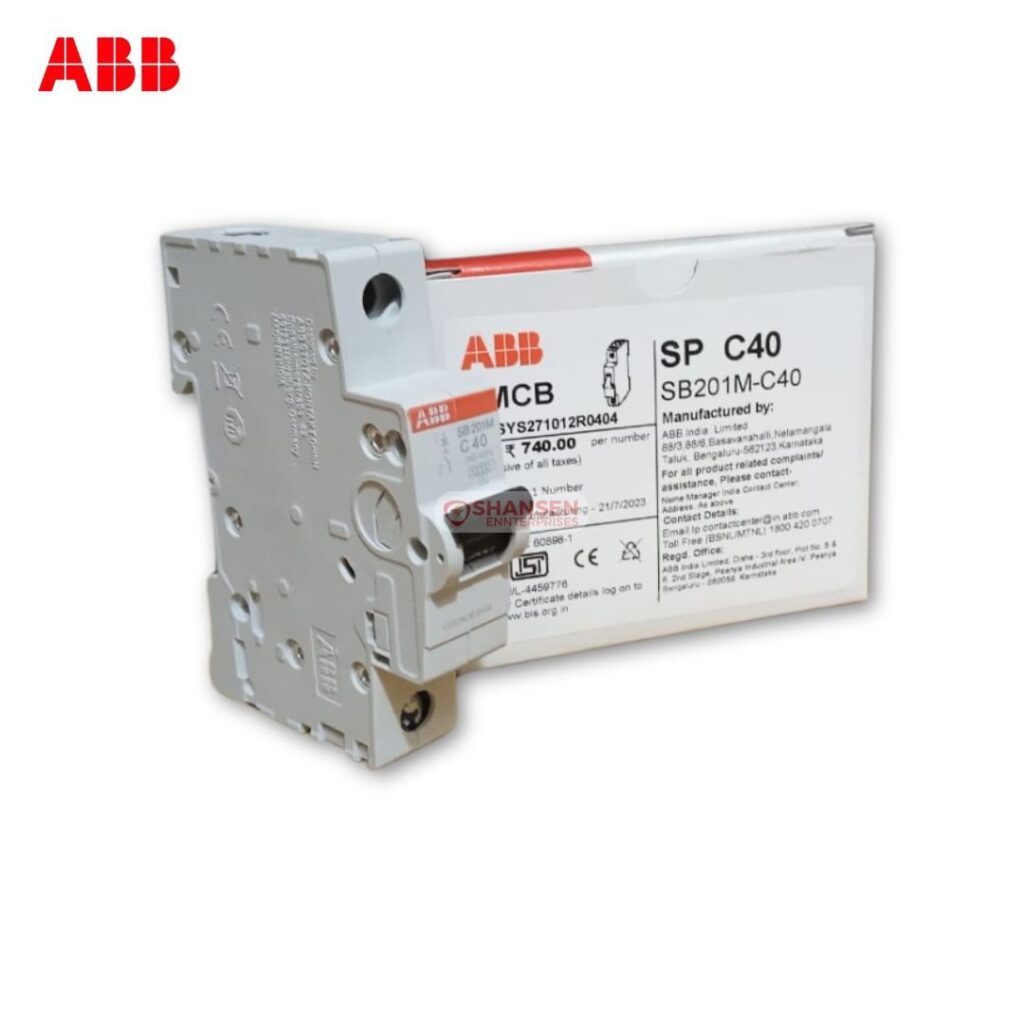 ABB SB201M-C40 MCB - Fuses and contactors