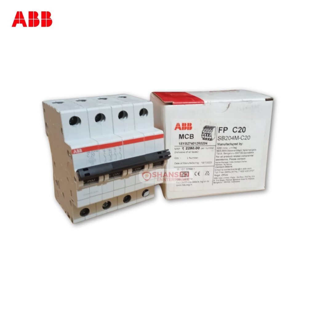 ABB SB204M-C20 MCB - Fuses and contactors