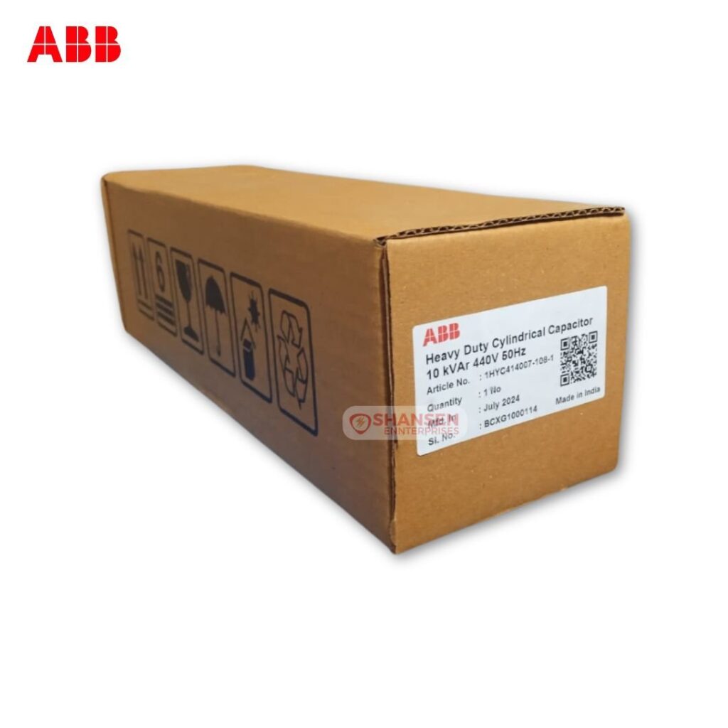 ABB Capacitor 10kVAr, 440V, 50Hz - Fuses and contactors