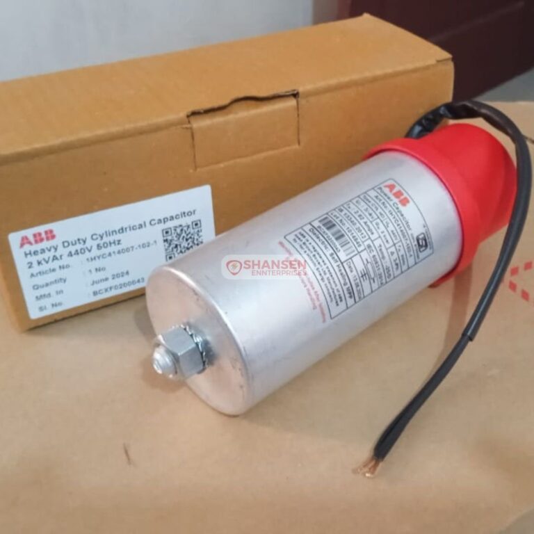 ABB Capacitor, 2kVAr 440V 60Hz - Fuses and contactors