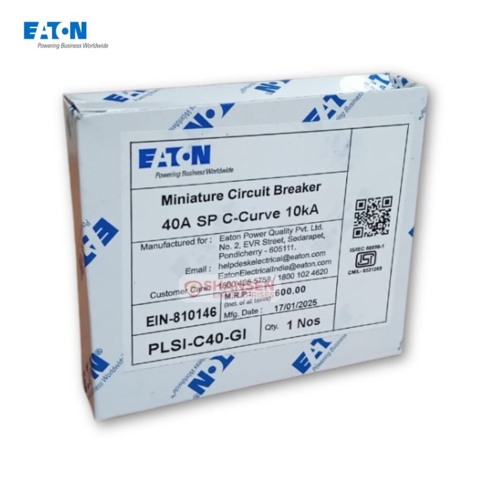 Eaton PLSI C40‑GI MCB - Fuses and contactors