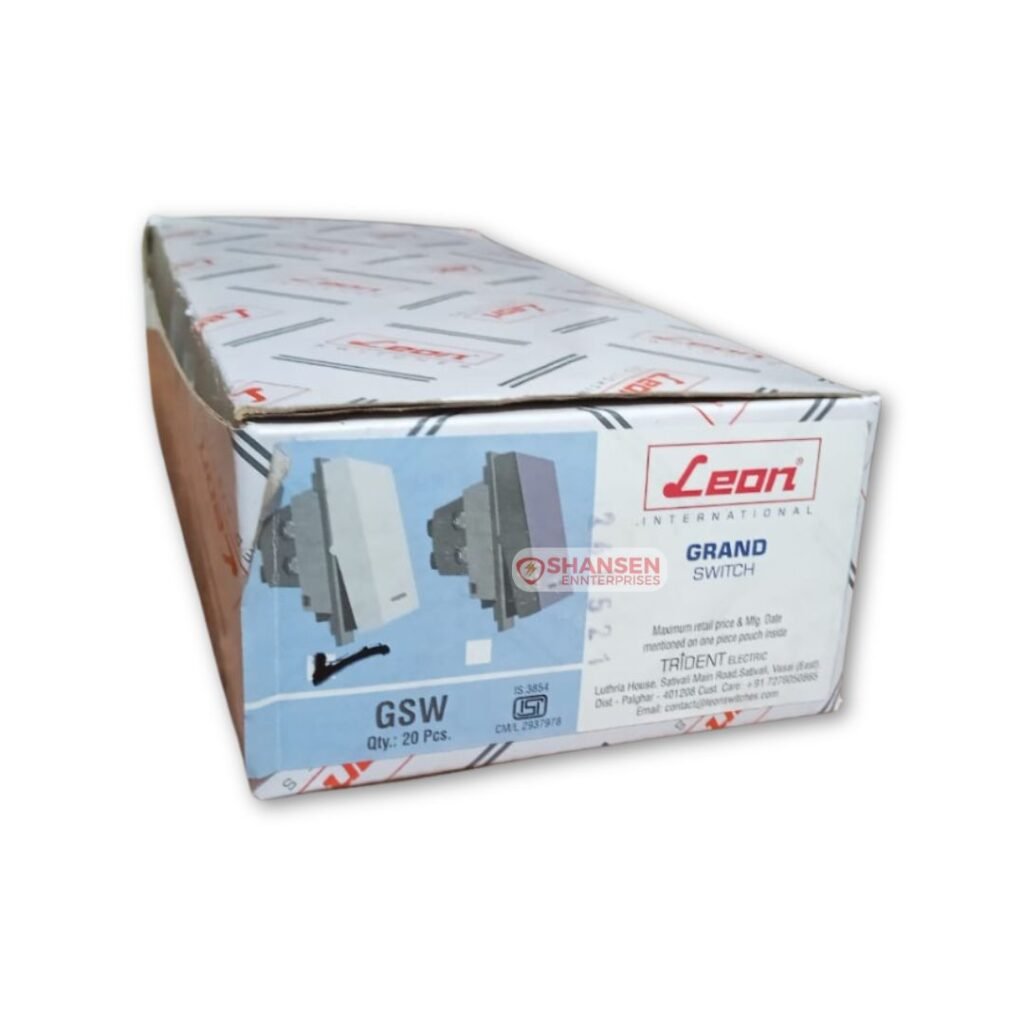 Leon Grand Modular Light Switch - Electrical Fuses & Contactors