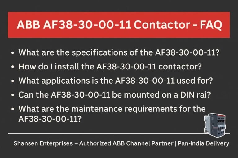 ABB AF38-30-00-11 Contactor – FAQ - Fuses and contactors